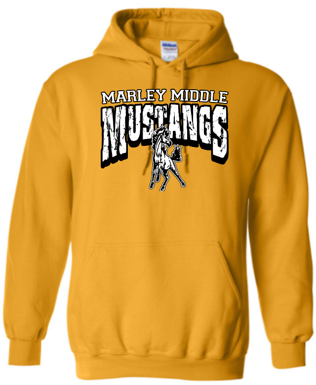 Marley Middle School Hoodie - Mascot – Tracy Yeager Designs